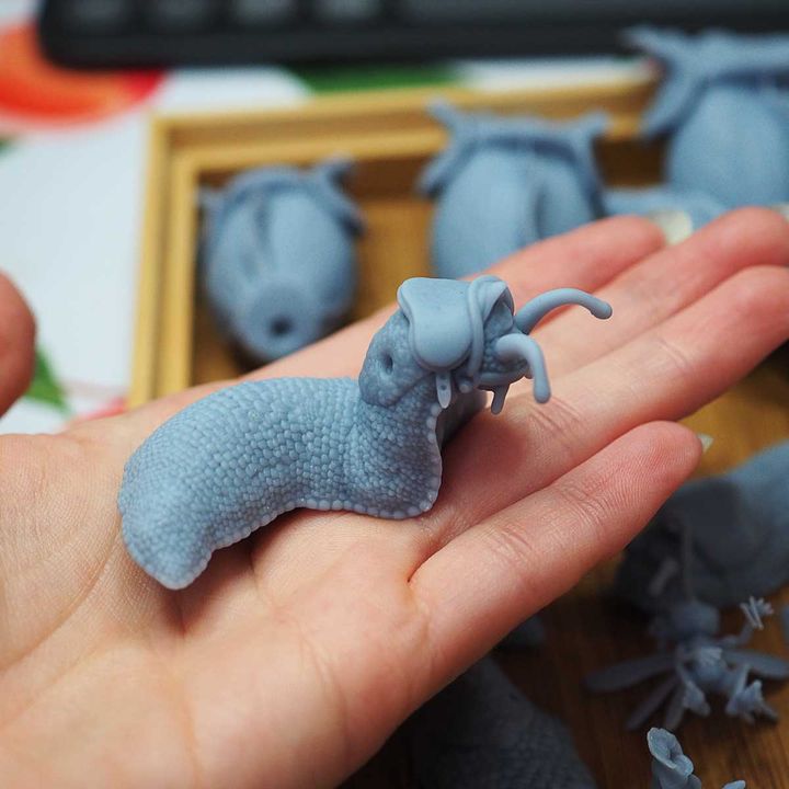 3D Printable Slugs with and without saddle by La Louve 3D