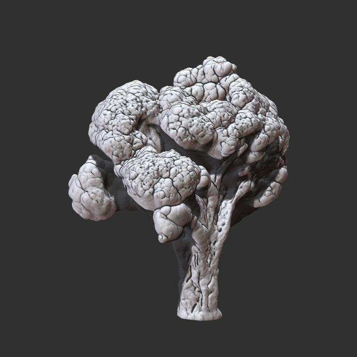 3D Printable Brine Pool Trees and Shrubs by Sculpting George