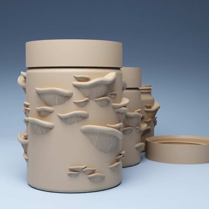 3D Printable Set of 3 Storage Boxes with Screw Caps - 3D Printing STL ...