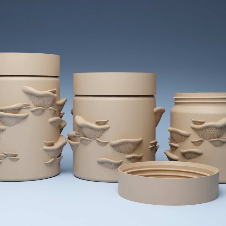 3D Printable Set of 3 Storage Boxes with Screw Caps - 3D Printing STL ...