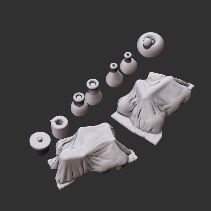 3D Printable Potion Maker Shop Interior & alchemy potions and props by ...