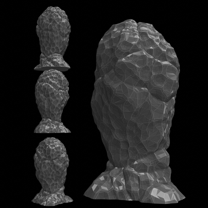 3D Printable Bug Rock by WastelandScenics