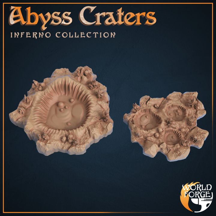 3D Printable The Inferno Collection by World Forge Miniatures