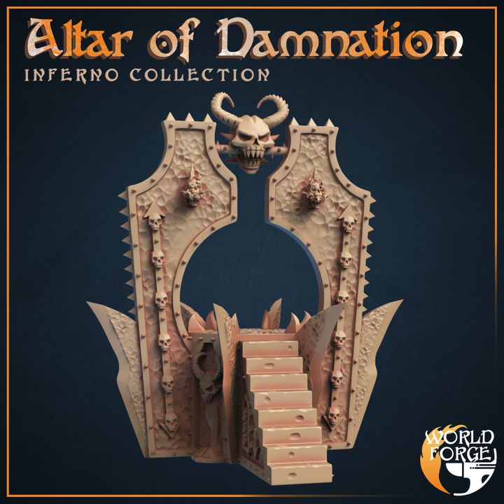 3D Printable The Inferno Collection by World Forge Miniatures
