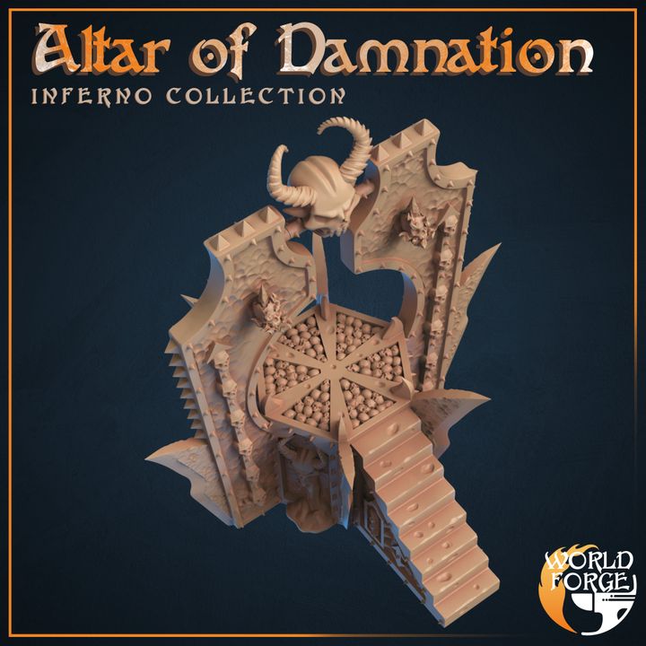3D Printable The Inferno Collection by World Forge Miniatures