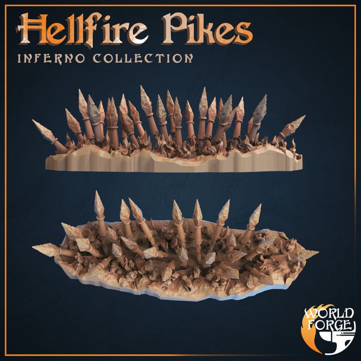 3D Printable The Inferno Collection by World Forge Miniatures
