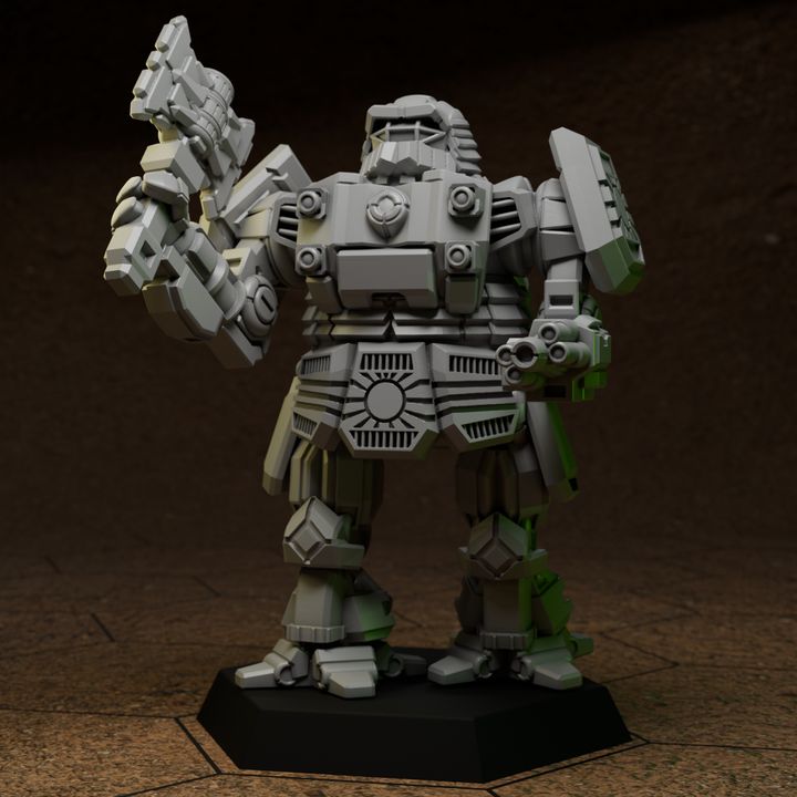 3D Printable Ti Tsang for American Mecha by Salvage Drop