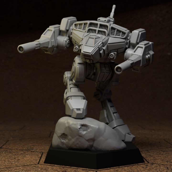 3D Printable Sha Yu for American Mecha by Salvage Drop