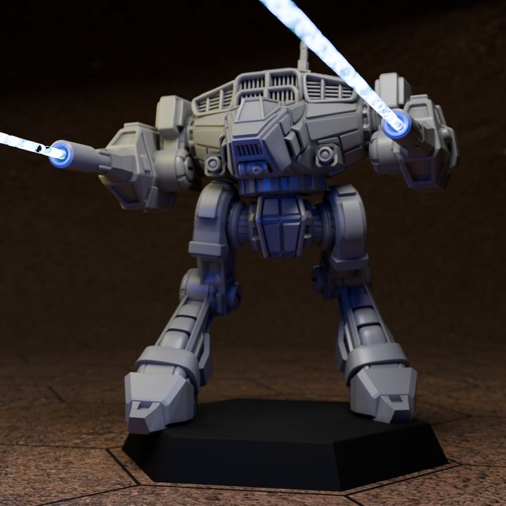 3D Printable Sha Yu for American Mecha by Salvage Drop