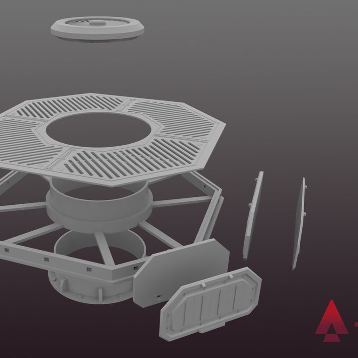 3D Printable Rapture Tabletop - Modular Industrial Platforms by ...