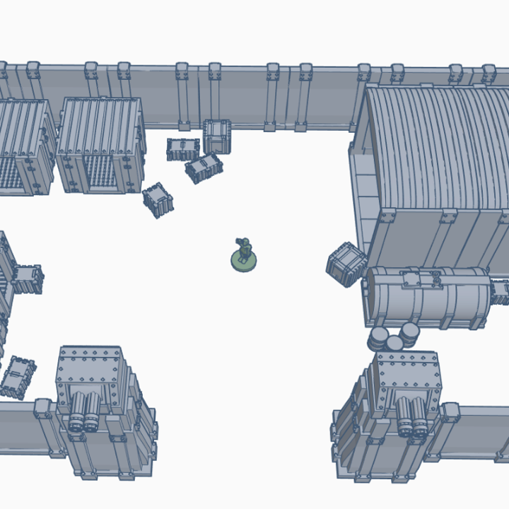 3D Printable Fortified Outpost by Culverin Models