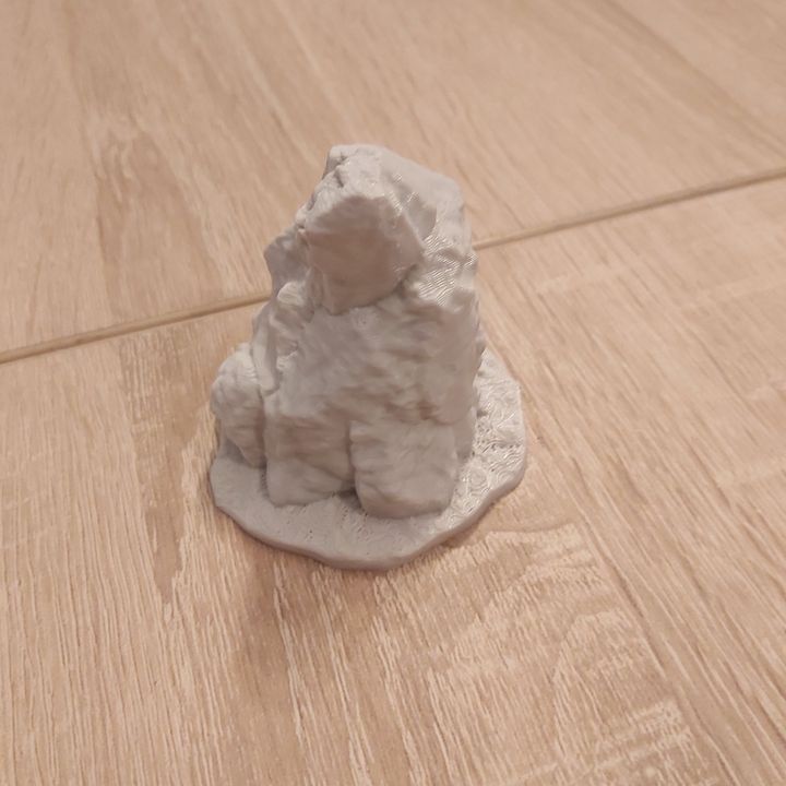 3D Printable Free Rock by HexBrick