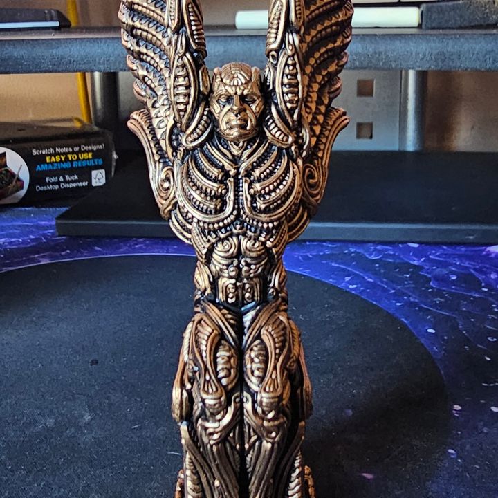 3D Printable Winged figure of the republic by Zane Rogers