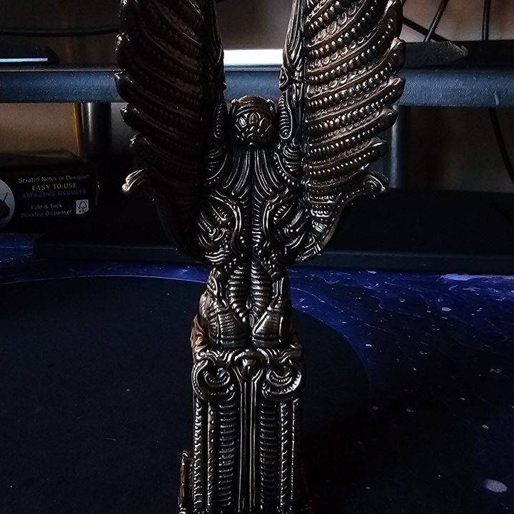 3D Printable Winged figure of the republic by Zane Rogers