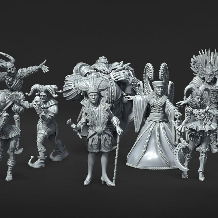 3D Printable PRE-SUPPORTED Tenebris Venetiis Vol 2 - 32mm - DnD by RN ...