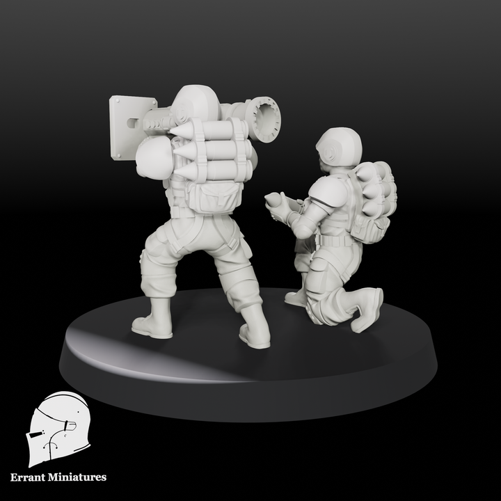3D Printable Imperial Contractors Heavy Weapons Team - Preview by ...