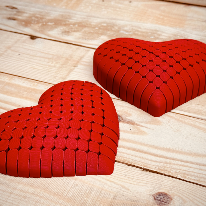 3D Printable Flexi Heart by ENIQUE3D