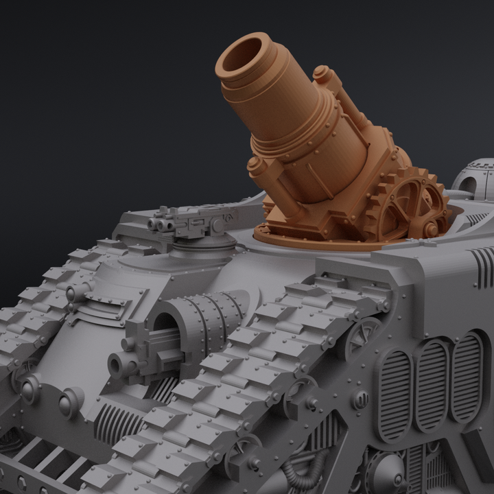 3D Printable Ordo Reductor Cannons PRESUPPORTED (Tank not included) by ...