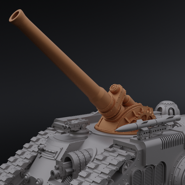 3D Printable Ordo Reductor Cannons PRESUPPORTED (Tank not included) by ...