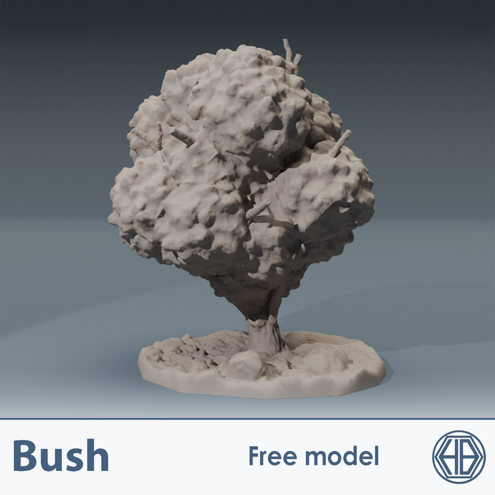 3D Printable Free Bush by HexBrick