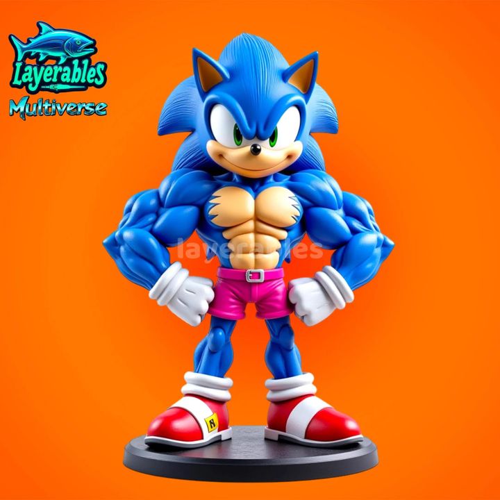 3D Printable Chibi Muscle Speedster – 3D Printable STL Figure – Fan Art ...