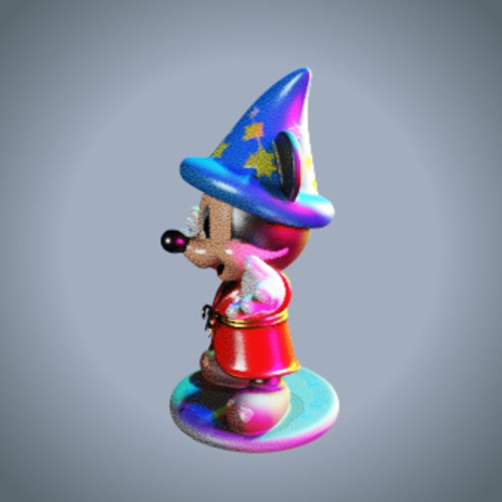 3D Printable Chibi Wizard Mouse – 3D Printable STL Figure – Fan Art ...