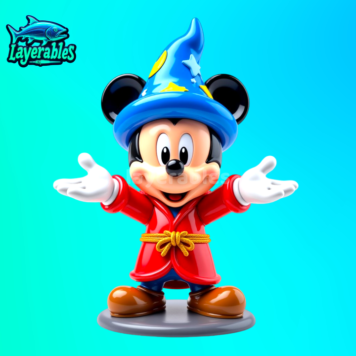 3D Printable Chibi Wizard Mouse – 3D Printable STL Figure – Fan Art ...