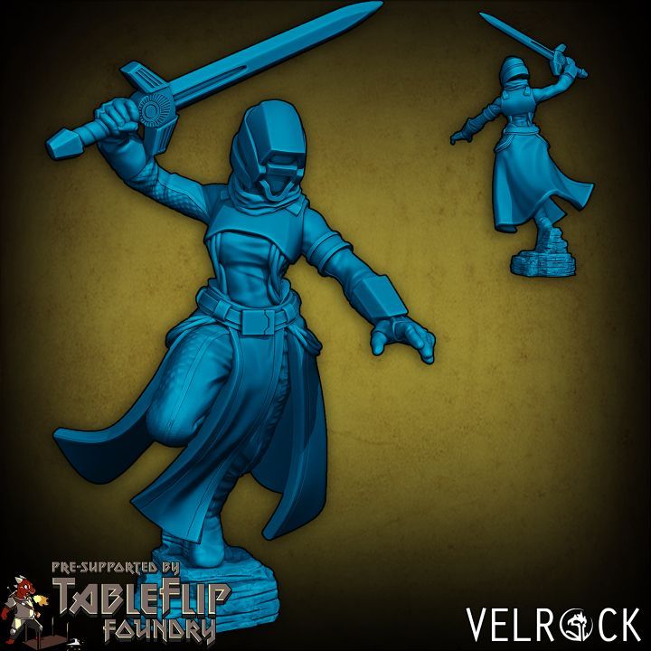 3D Printable Destiny Warlock, 2 Poses (PRESUPPORTED) by Velrock Art ...