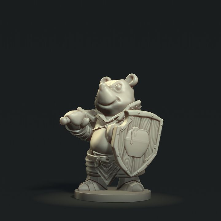 3D Printable Sir Winnie by Harry's 3d Sculpting