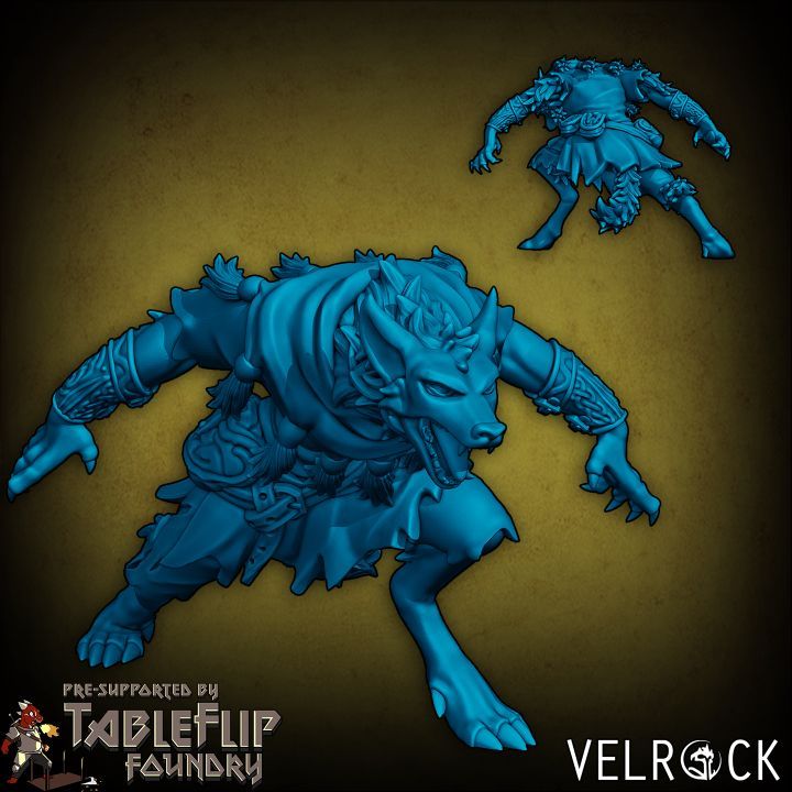 3D Printable Werewolf Viking, Female (PRESUPPORTED) by Velrock Art ...