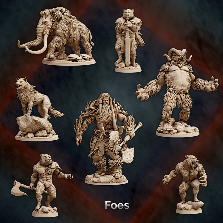 3D Printable Ice & Fangs - Full Pack by Artificers_Mini