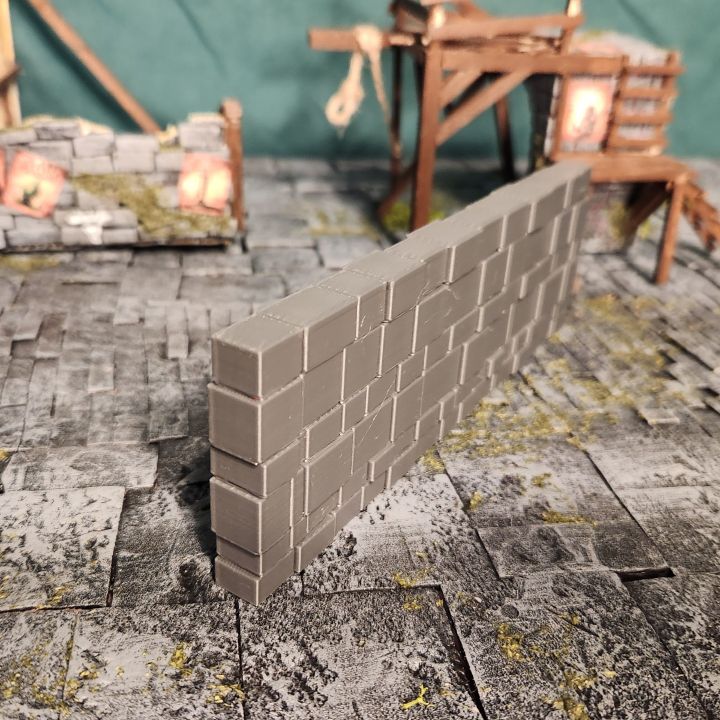 3D Printable Simple brick walls by Joshua Lozano