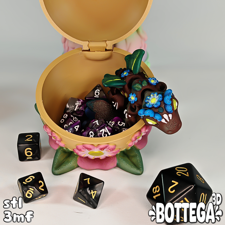 3D Printable Spring Baby Dragon and Egg! by BOTTEGA 3D