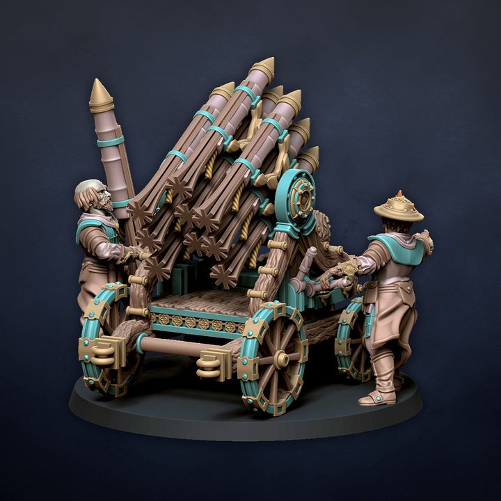 3D Printable Imperial Rocket Launcher by Dragon's Lake Miniaturas