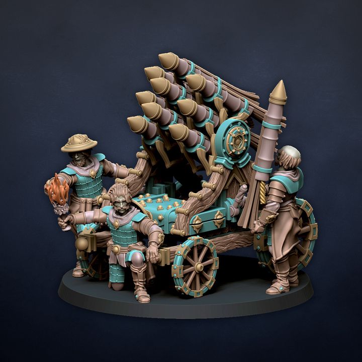 3D Printable Imperial Rocket Launcher by Dragon's Lake Miniaturas