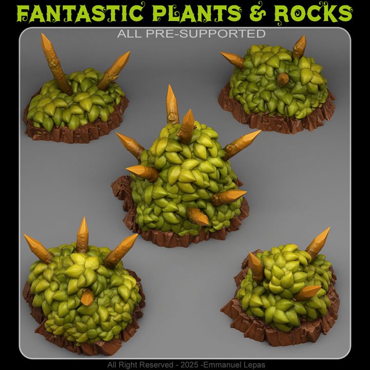 3D Printable GRASS STAKE TRAP by Fantastic Plants And Rocks
