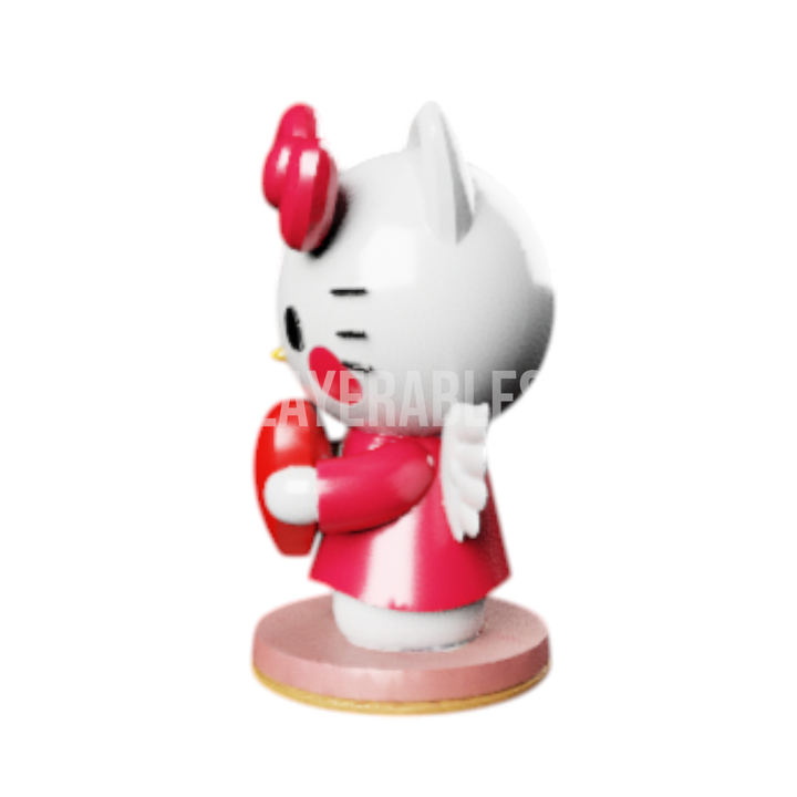 3D Printable Chibi Angel Kitty – 3D Printable STL Figure – Cute ...