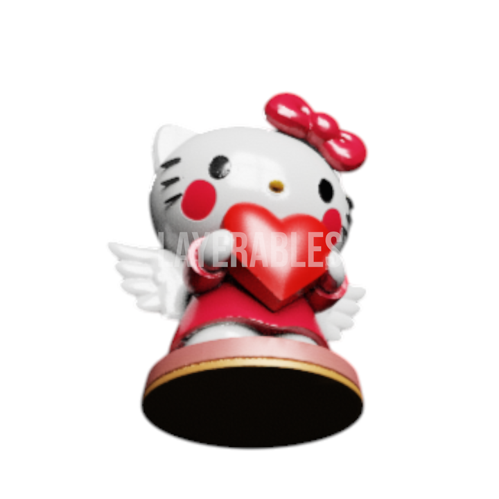 3D Printable Chibi Angel Kitty – 3D Printable STL Figure – Cute ...