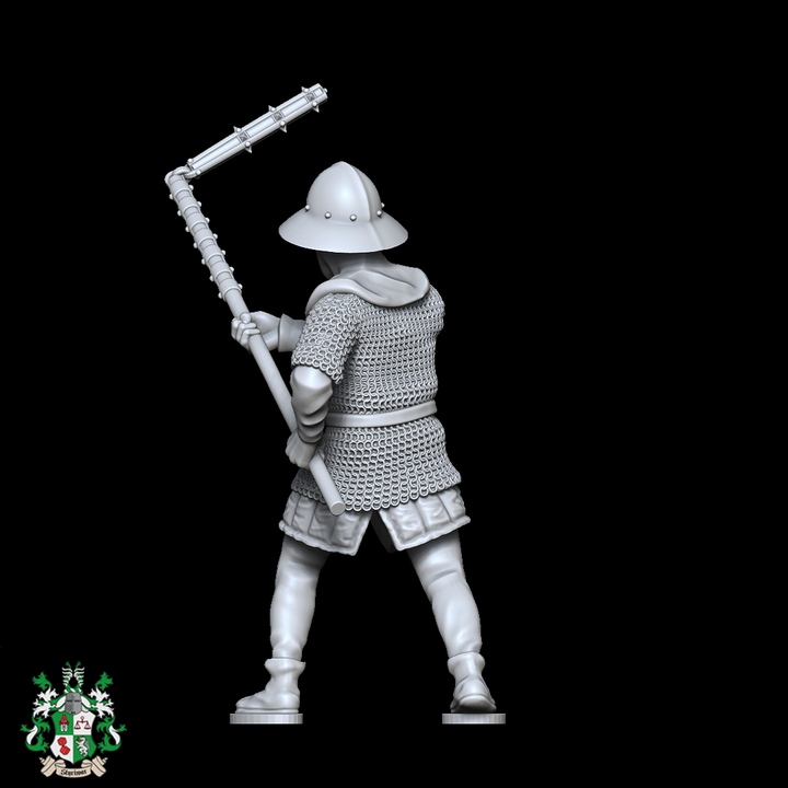 3D Printable Hussite Peasant (2versions and partially modular) by Styriwar