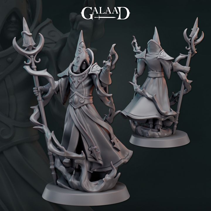 3D Printable Elf Wizard by Galaad Miniatures