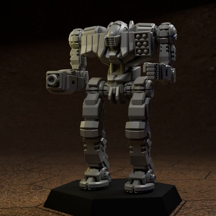 3D Printable Snake for American Mecha by Salvage Drop
