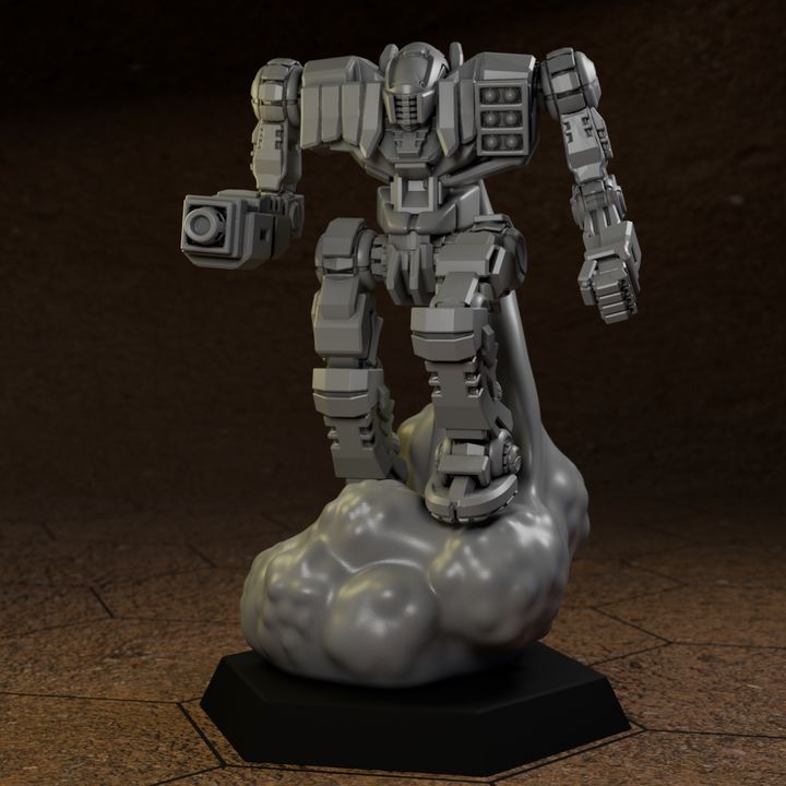 3D Printable Snake for American Mecha by Salvage Drop