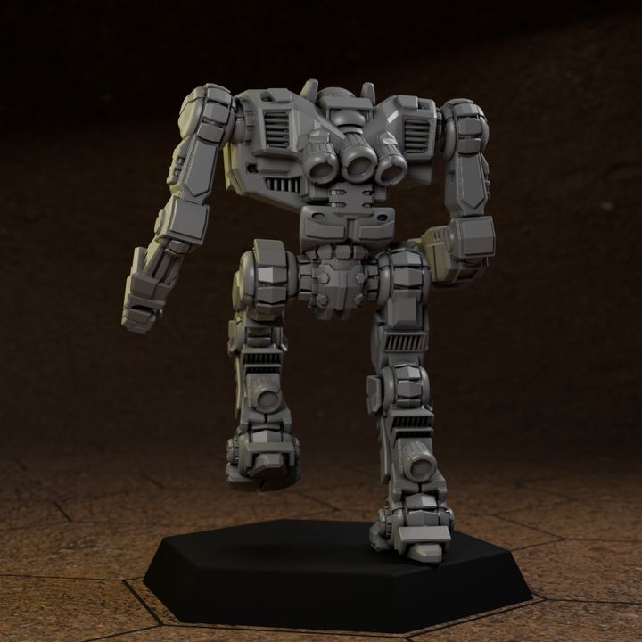 3D Printable Snake for American Mecha by Salvage Drop