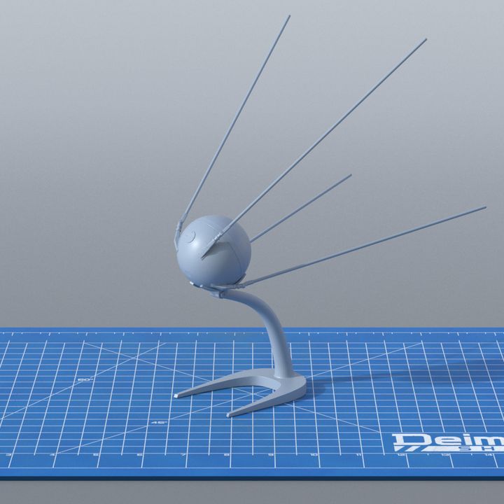 3D Printable Sputnik by Deimos Shape