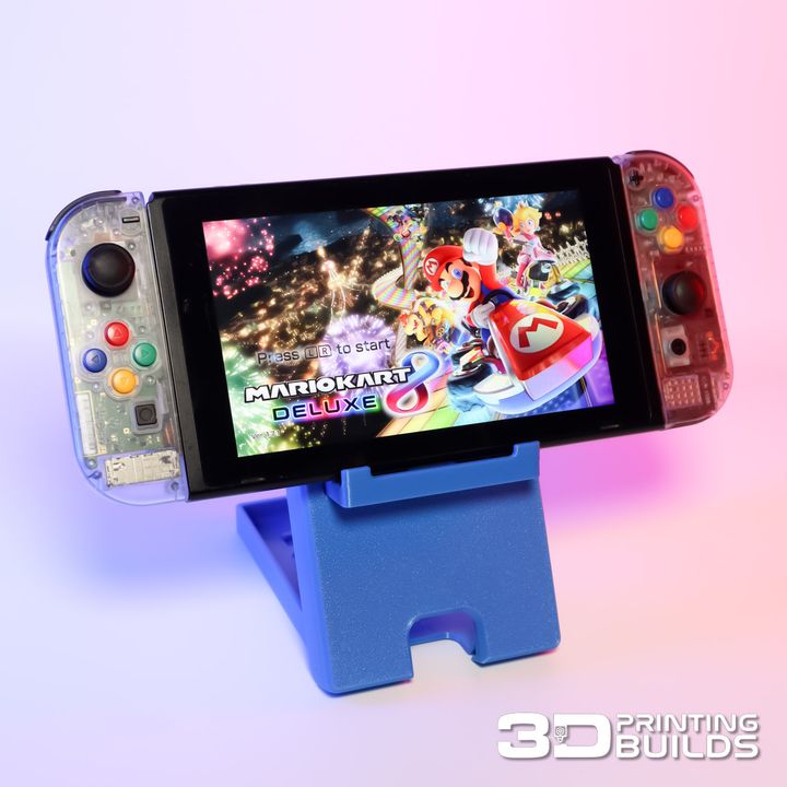 3D Printable Foldable Nintendo Switch Stand by 3D Printing Builds