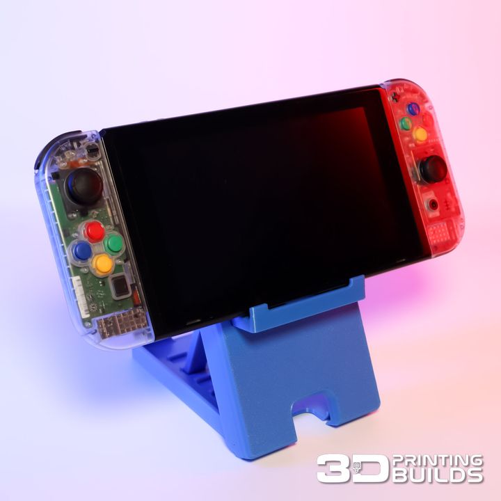 3D Printable Foldable Nintendo Switch Stand by 3D Printing Builds