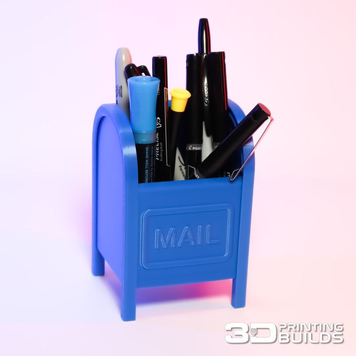 3D Printable Mini Large Mailbox by 3D Printing Builds