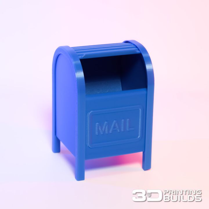 3D Printable Mini Large Mailbox by 3D Printing Builds