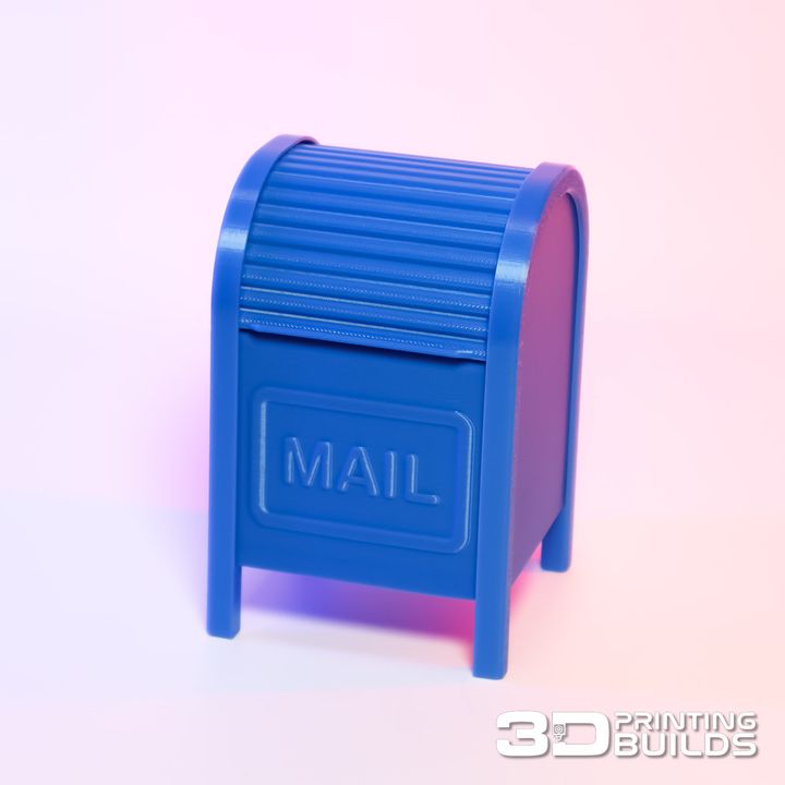 3D Printable Mini Large Mailbox by 3D Printing Builds