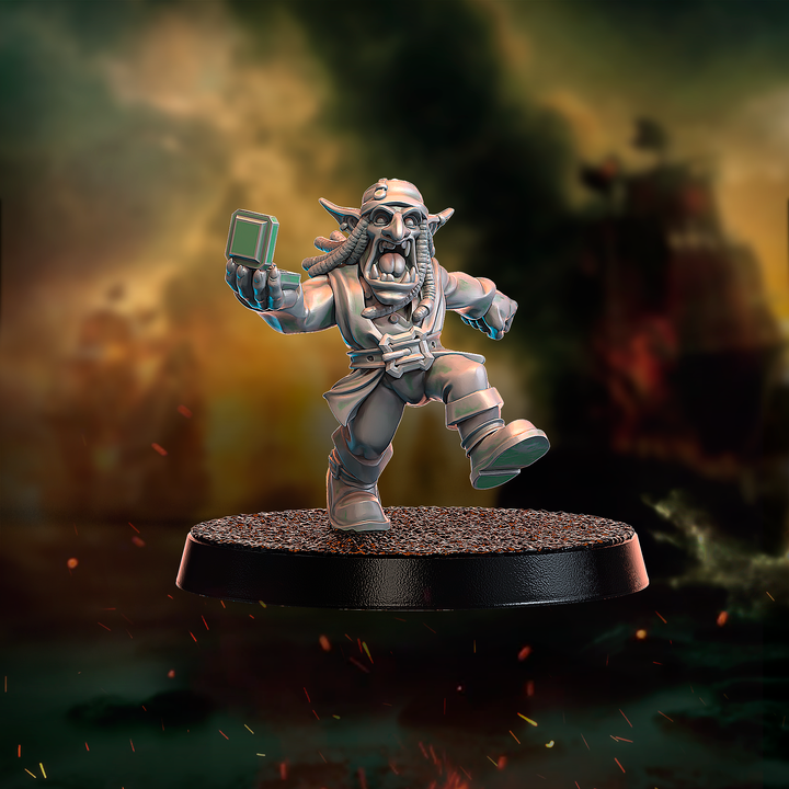3D Printable Goblin Pirate 1 by Punga Miniatures